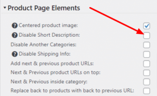 Disable Short Description • impleCode