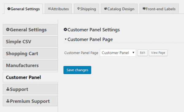 Customer Panel • impleCode
