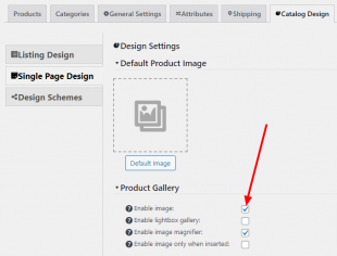 Disable image on the product page • impleCode