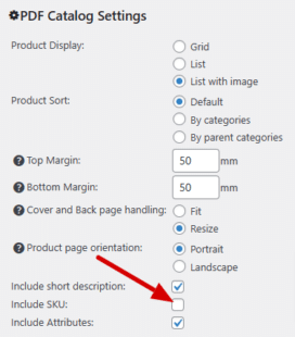 SKU in PDF Catalog • impleCode